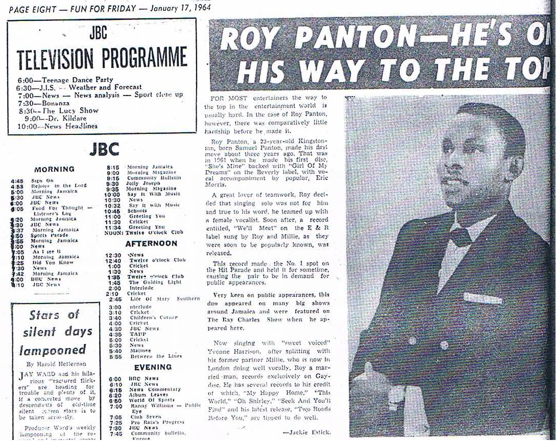 Roy Panton–Over 50 Years of Sweet Song – Heather Augustyn